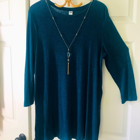 Old Navy | Tops | Old Navy Tunic Top In Teal | Poshmark